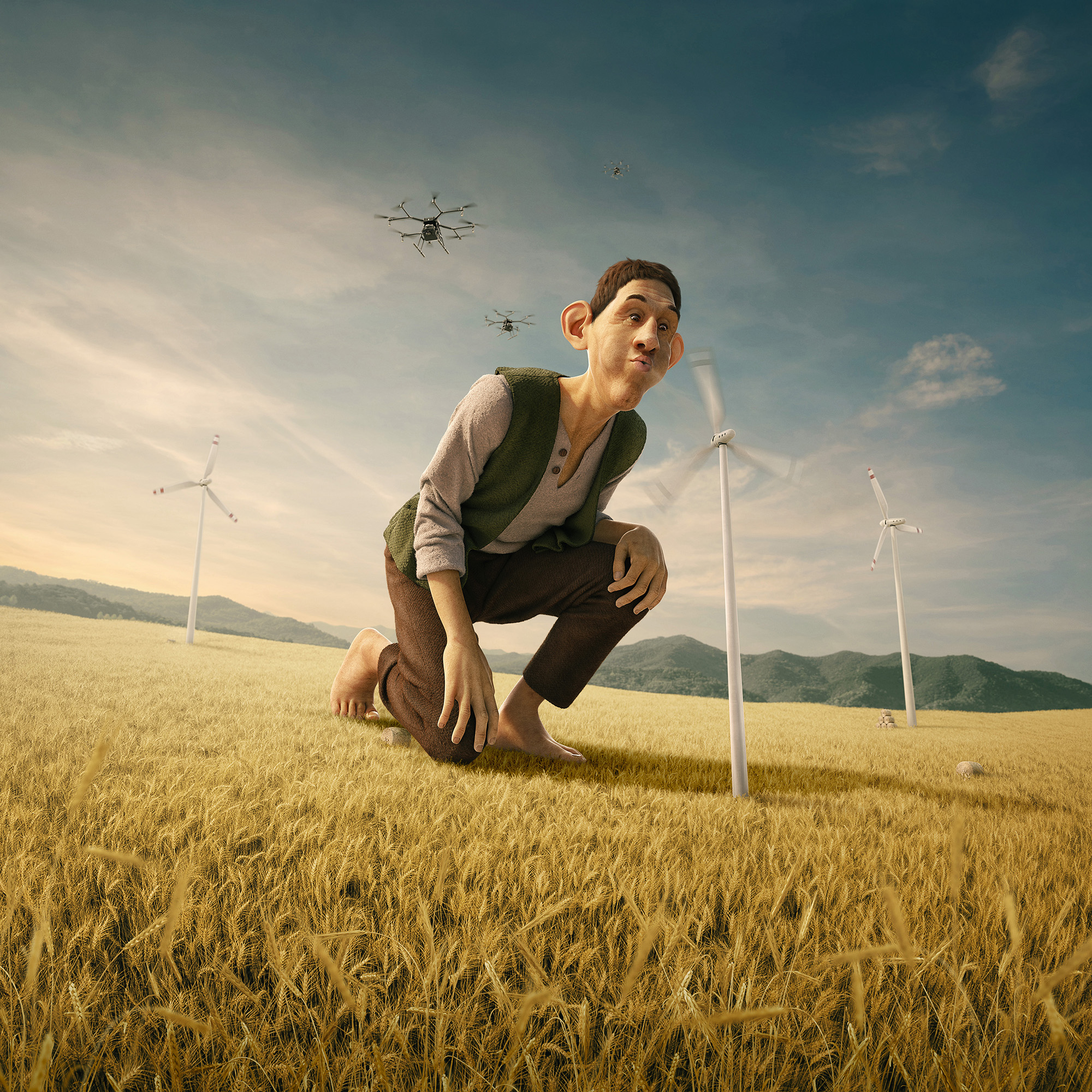 VISU | Artists Studio Nuts Characters And Animals